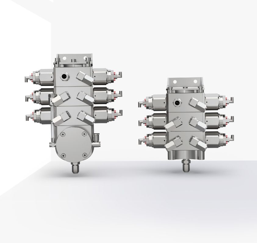 CV 300 Stainless Steel Low-Pressure Color Change Valve for Robotic ...