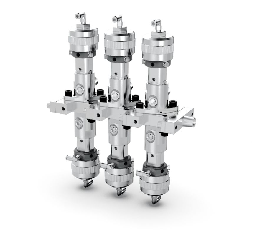 CV3000 High-Pressure Valve - Fast Color Change for Robotic Paint System ...