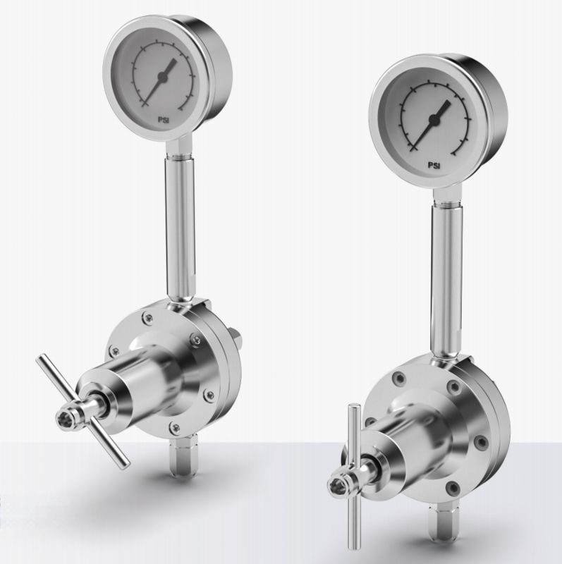 Stainless Steel Fluid Pressure Regulator with Back Pressure Function ...