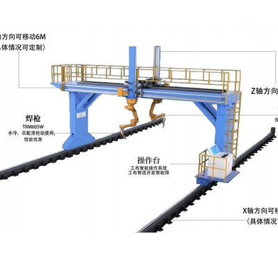 Intelligent Welding Robot System With Gantry 7th 8th 9th Axis 2 Robots ...