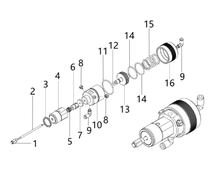 CV3000 High-Pressure Valve - Fast Color Change for Robotic Paint System ...